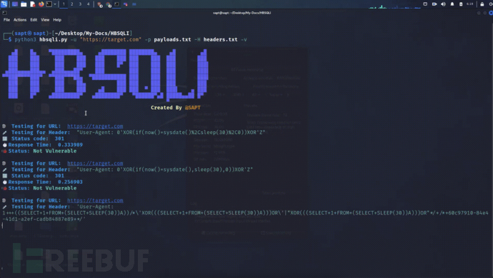 如何使用HBSQLI自动测试基于Header的SQL盲注 - FreeBuf网络安全行业门户