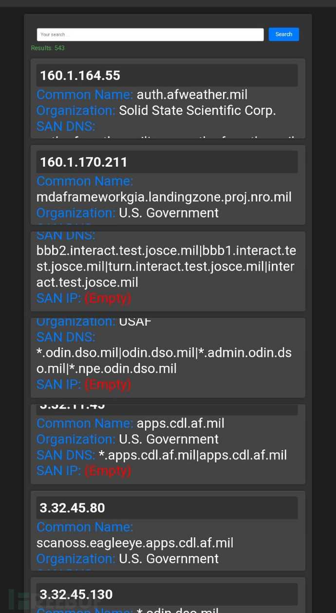 CloudPulse：一款针对AWS云环境的SSL证书搜索与分析引擎 - FreeBuf网络安全行业门户