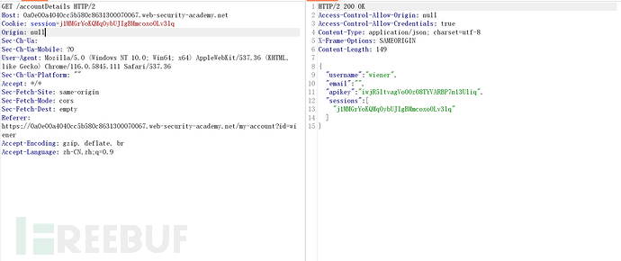 Portswigger Labs — CORS - FreeBuf网络安全行业门户