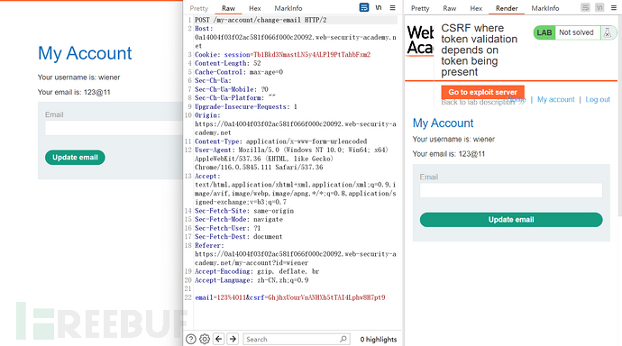 Portswigger Labs — CSRF - FreeBuf网络安全行业门户
