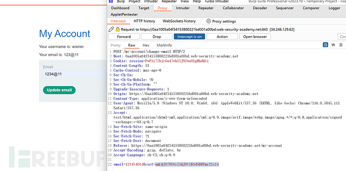 Portswigger Labs — CSRF - FreeBuf网络安全行业门户