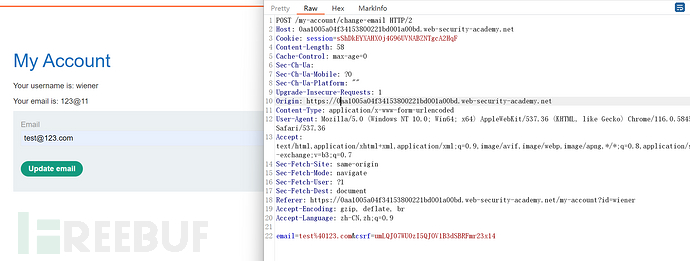 Portswigger Labs — CSRF - FreeBuf网络安全行业门户