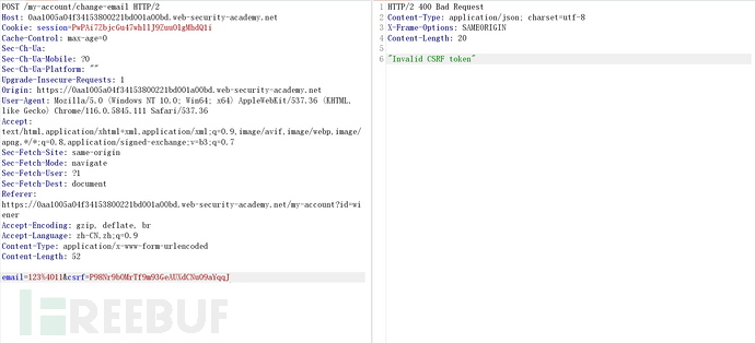 Portswigger Labs — CSRF - FreeBuf网络安全行业门户