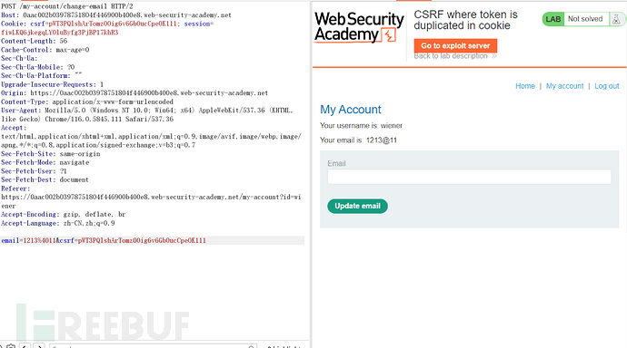 Portswigger Labs — CSRF - FreeBuf网络安全行业门户