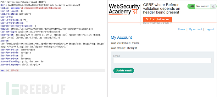 Portswigger Labs — CSRF - FreeBuf网络安全行业门户