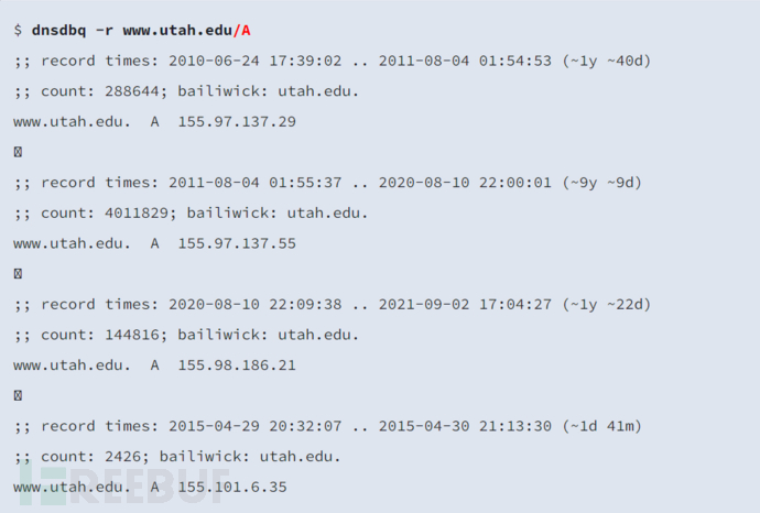 在DNSDB中从域名转换为IP地址的一些建议 - FreeBuf网络安全行业门户