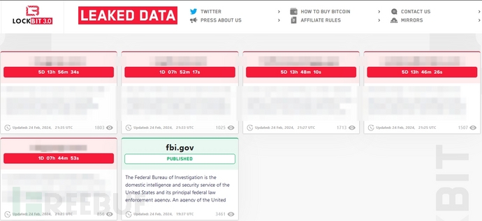 LockBit官宣复活，表示将更多针对政府部门 - FreeBuf网络安全行业门户