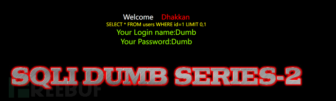 SQLILABS-详解less-2 - FreeBuf网络安全行业门户