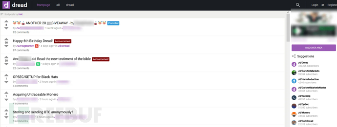 世界十大暗网深网论坛巡礼 - FreeBuf网络安全行业门户
