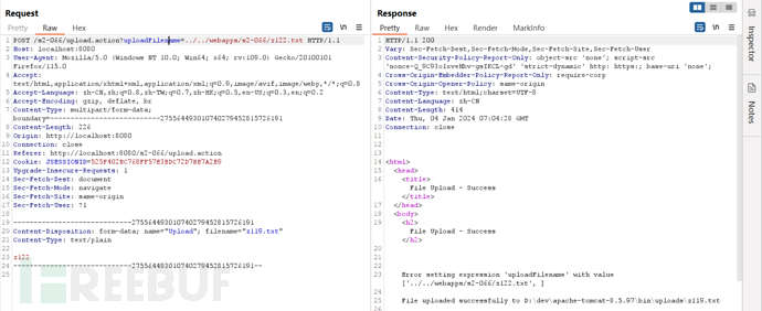 S2-066漏洞分析与复现（CVE-2023-50164） - FreeBuf网络安全行业门户