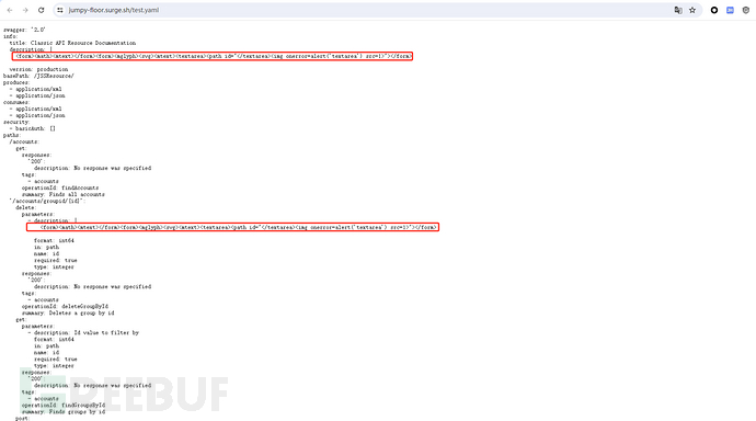 Swagger-UI 反射型 XSS - FreeBuf网络安全行业门户