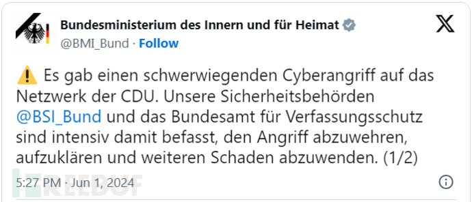 大选开始之际，欧盟各政党遭受 DDoS 攻击 - FreeBuf网络安全行业门户