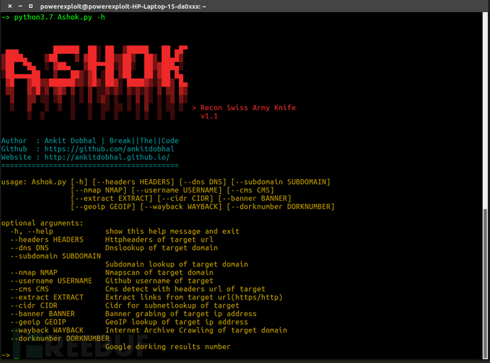 Ashok：一款多功能开源网络侦查OSINT工具 - FreeBuf网络安全行业门户