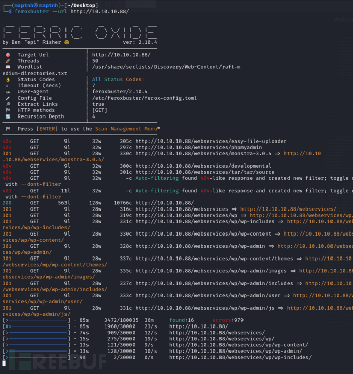 [Meachines] [Medium] TartarSauce Wordpress-gwolle-gb-RFI+tar权限提升+定时器备份文件权限提升 - FreeBuf网络安全行业门户