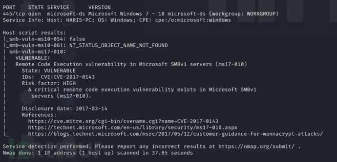 [Meachines] [Easy] Blue MS17-010永恒之蓝 - FreeBuf网络安全行业门户