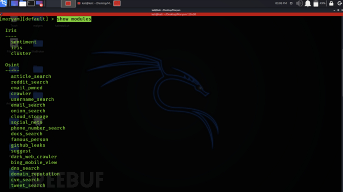 Maryam：一款模块化多功能OSINT数据收集工具 - FreeBuf网络安全行业门户