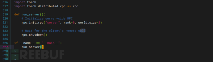PyTorch库RPC框架反序列化RCE漏洞分析(CVE-2024-48063) - FreeBuf网络安全行业门户