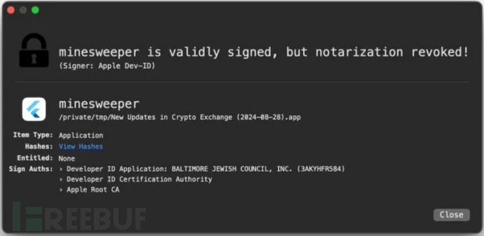 朝鲜黑客创建经过安全验证的恶意软件攻击macOS系统 - FreeBuf网络安全行业门户