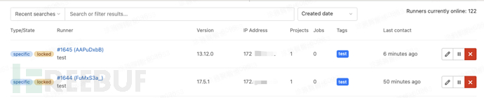 CVE2022-0735 Gitlab-runner token获取后的可利用性分析 - FreeBuf网络安全行业门户