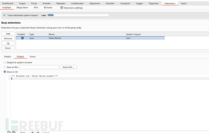 Burp Suite API插件开发指北 | Part 1 Hello World - FreeBuf网络安全行业门户