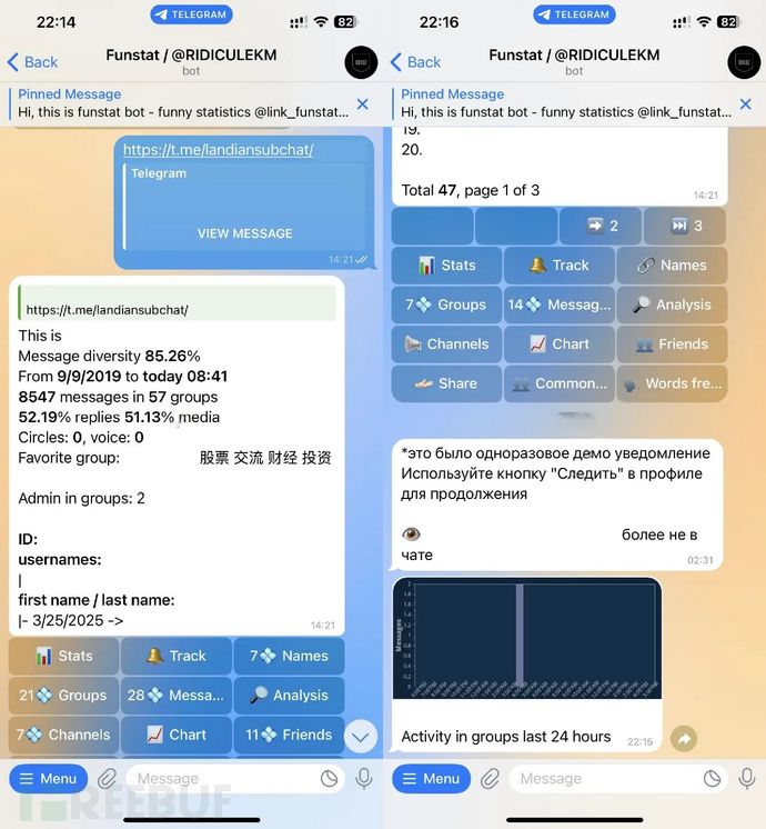 Telegram惊现数据抓取机器人：560亿条公开群聊记录被索引，涉8.6亿用户 - FreeBuf网络安全行业门户