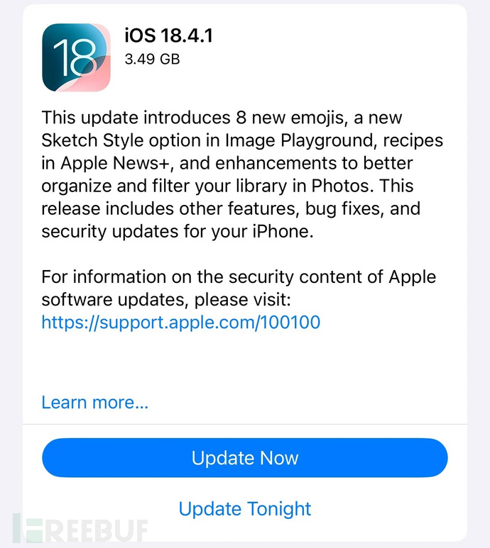 苹果紧急修复两个已被利用的iOS漏洞，用于针对特定目标的复杂攻击 - FreeBuf网络安全行业门户