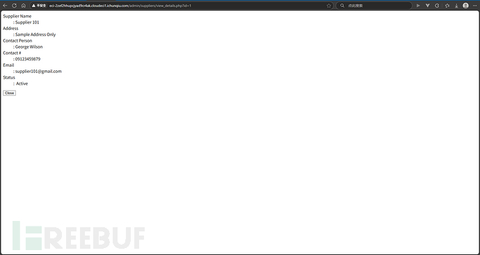 春秋云镜 SourceCodester采购订单管理系统 1.0 SQLI漏洞（CVE-2023-2130）解题思路 - FreeBuf网络安全行业门户